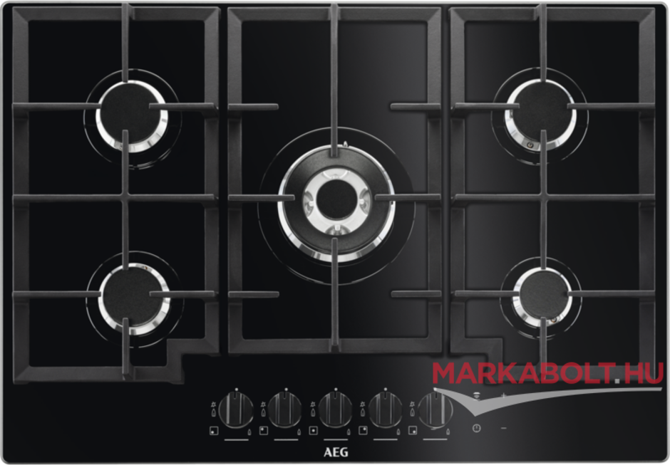 AEG HKB75540NB beépíthető gázfőzőlap :: AEG gázfőzőlap :: AEG ...