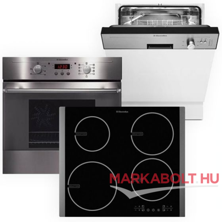 Sütő főzőlap mosogatógép beépíthető, Electrolux EOB 53102 X, EHD 60020 ...