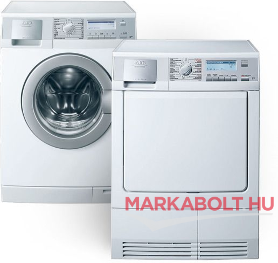 AEG mosógép elöltöltős, szárítógép kondenzációs, Lavamat 86950 A ...